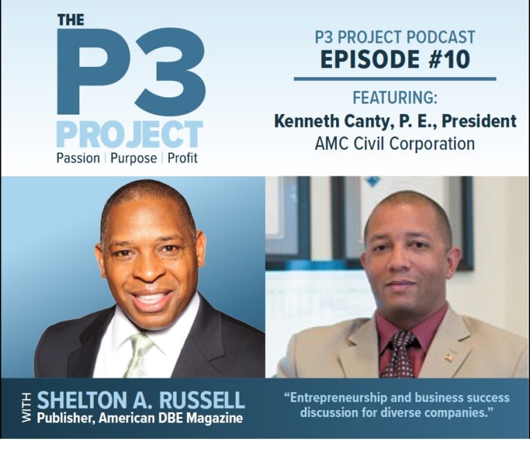 P3 Project Podcast Episode #10 Featuring Kenneth Canty, PE of AMC Civil ...